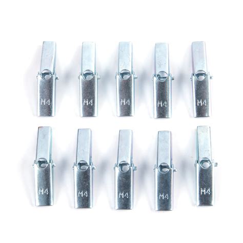 💖hot Sale💖 2 10pcs Metal Spring Toggle Anchor M4 M10 Plasterboard Wall