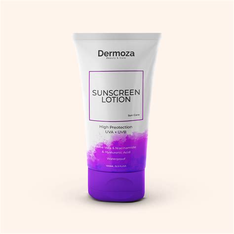 Organic Sunscreen Lotion Dermoza
