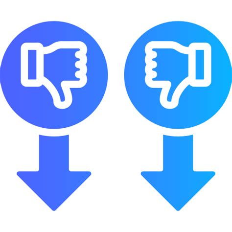 Disadvantage Generic Gradient Fill Icon