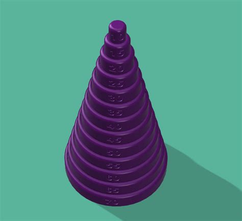 Free Stl File Sex Toy Size Measurement Gauge Cone 🍆・3d Print Object To