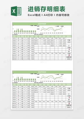 进销存管理表格Excel表格模板下载 熊猫办公