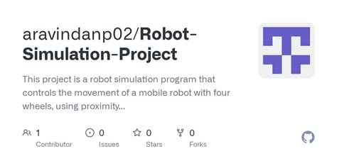 GitHub Aravindanp Robot Simulation Project This Project Is A Robot Simulation Program That