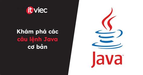Các Câu Lệnh Trong Java Chi Tiết Từ Cơ Bản đến Nâng Cao Itviec Blog
