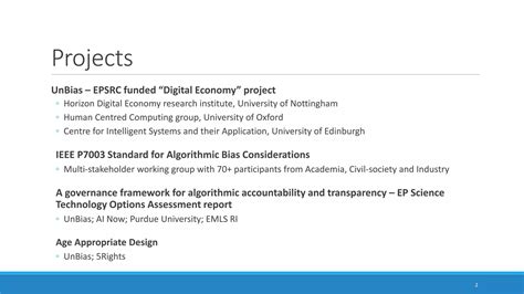 Bias In Algorithmic Decision Making Standards Algorithmic Literacy