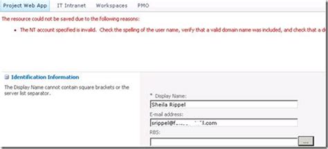 issue adding users to project server from trusted domains integent