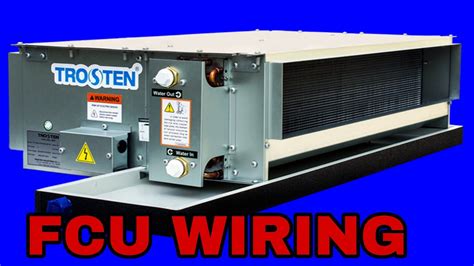 Fcu।। Fan Coil Unit Wiring Fcu Wiring With Thermostat And Actuator