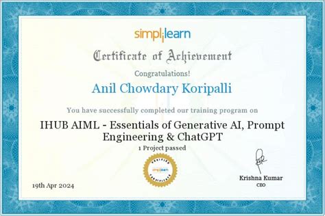 Anil Chowdary On Linkedin Generative Ai And Machine Learning