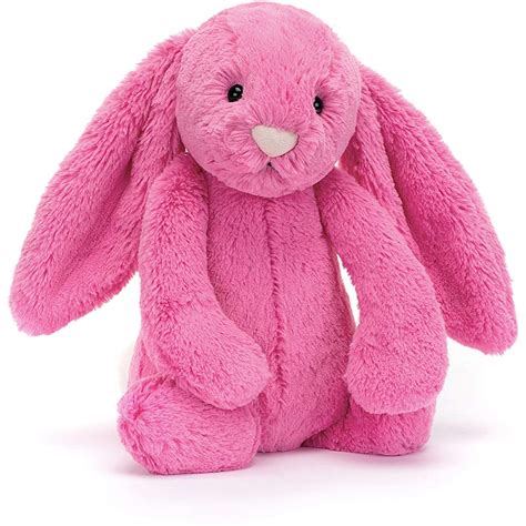 Jellycat Bashful Hot Pink Bunny Plushpaws Co Uk
