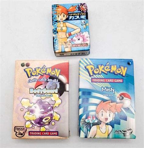 3 Pokémon Theme Decks Including Misty Japanese Misty Bodyguard Kraft Auction Service Llc