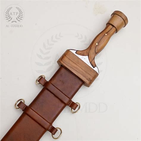 Xiphos Sword Greek Reenactment Sword Al Hamdd