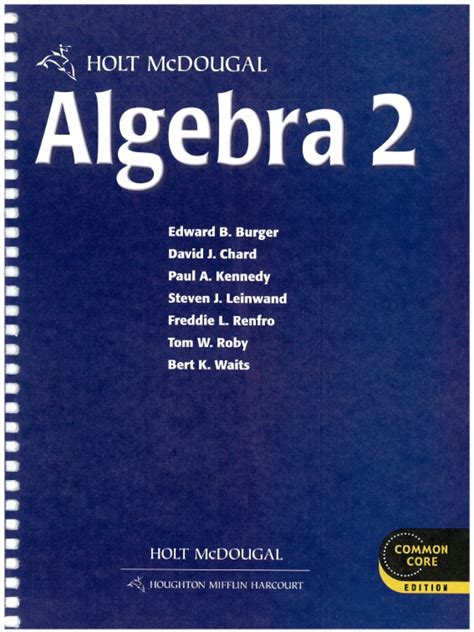 Algebra 2 Pdf