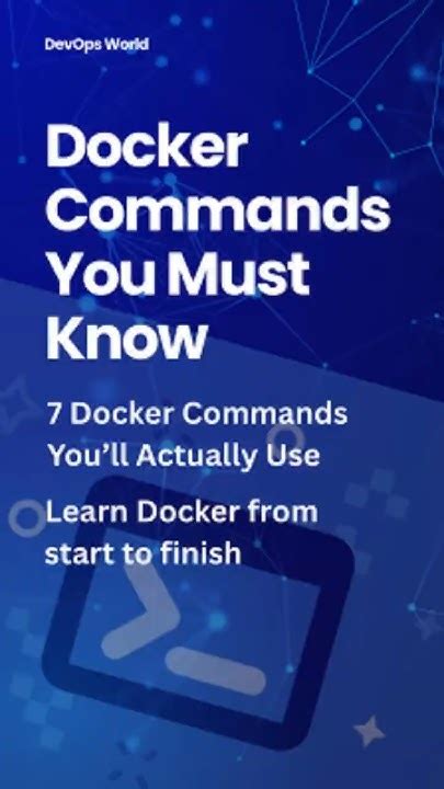 Docker Docker Commands You Must Know 2 Minutes Devops Tutorial Youtube
