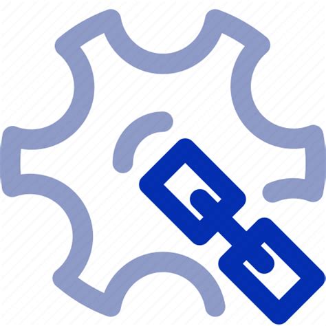 Setting Link Configuration Connection Link Setup Network Integration Icon Download On