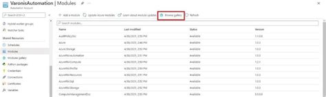 Azure Automation Using Powershell Runbooks