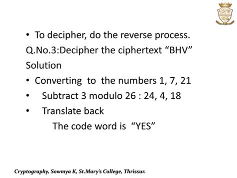 Mathematicscryptography Pptx