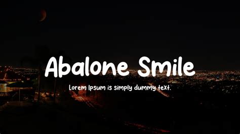 Abalone Smile Font Download Free For Desktop Webfont