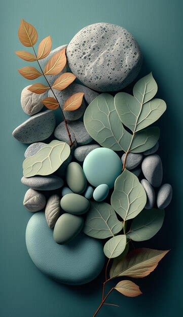 Premium Ai Image Aesthetic Stone Pattern Phone Wallpaper