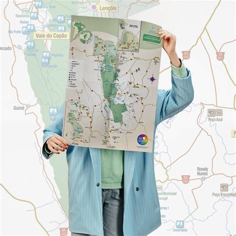 Mapas Impressos Guia Chapada Diamantina