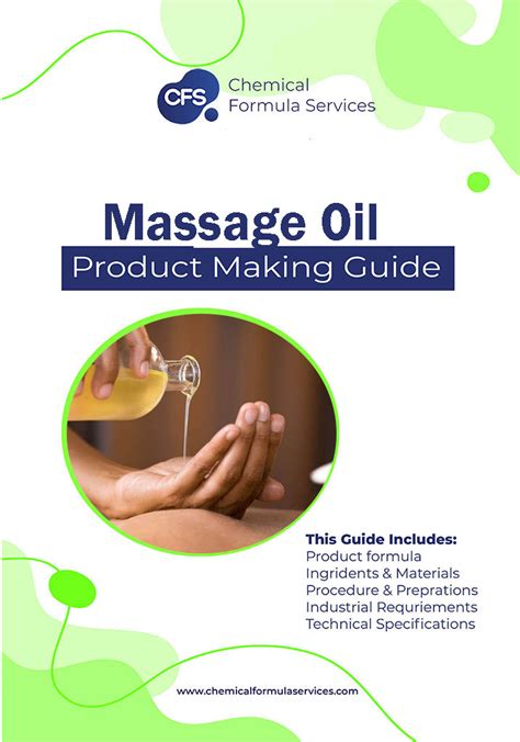 Massage Oil Formulationmassage Oil Formula At 1 Chemical Formula