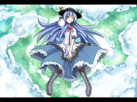 Hinanawi Tenshi Touhou Drawn By Fumiya Danbooru