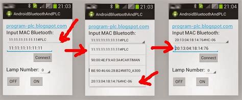 Mobile Application Using Android Bluetooth And Plc
