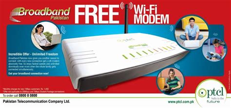 ptcl to offer wifi modem with new dsl connection pakistan live news