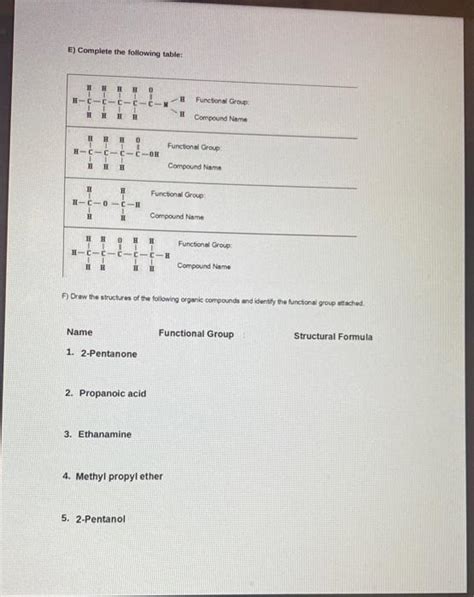 Solved A Name The Following Compounds 1 3 B Draw The