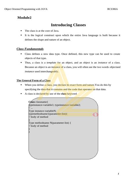Java Module 2 Pdf