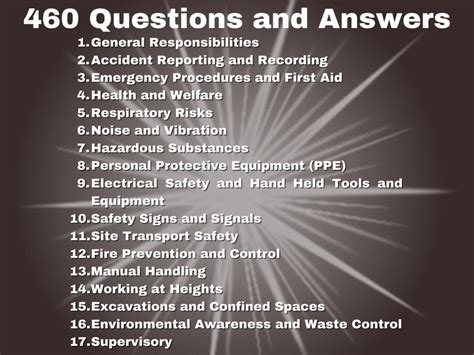CSCS Construction Skills Card Test Health And Safety For Operatives Questions Answers Exam
