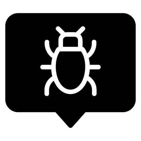 Bug Glyph Icon 43555039 Vector Art At Vecteezy