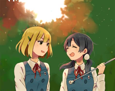 Kitashirakawa Tamako And Tokiwa Midori Tamako Market Drawn By Musshu Omu Danbooru