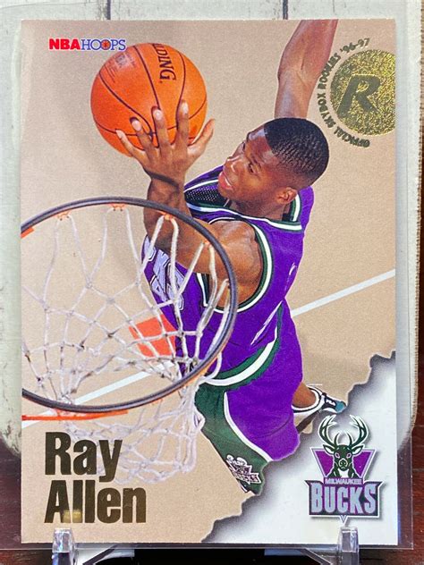 Ray Allen Rookie Jaar Sold At Auction Mint 1996 97 Skybox Premium