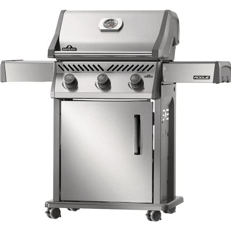 Napoleon Rogue 425 3 Burner With Cast Iron Grids Lp Gas Grill