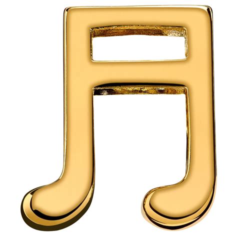 Echus Gold Tone Notes Lapel Pin In Stock Trendhim