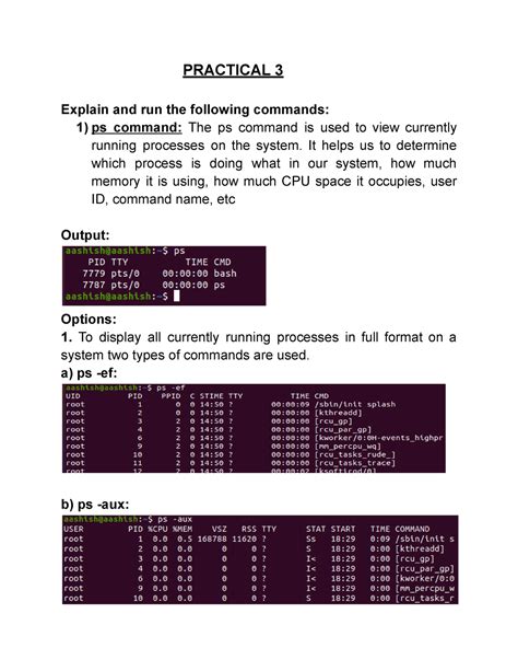 Vi Editor Commands In Linux Operating System Practical 3 Explain And