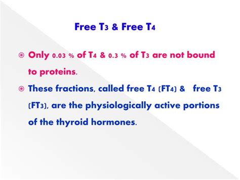 THYROID FUNCTION TESTS TFT PPTX Thyroid Disorders Endocrine And Metabolic Diseases