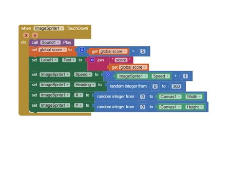 tennis game with score mit app inventor code with design ppt