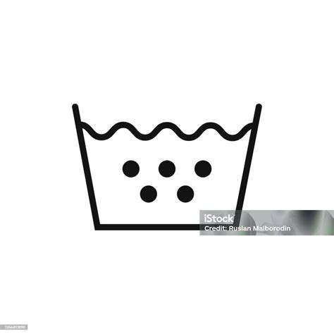 세탁기 는 뜨겁고 세탁 아이콘입니다 벡터 일러스트레이션 플랫 디자인 경계 표지에 대한 스톡 벡터 아트 및 기타 이미지 경계 표지 고객 고급 Istock