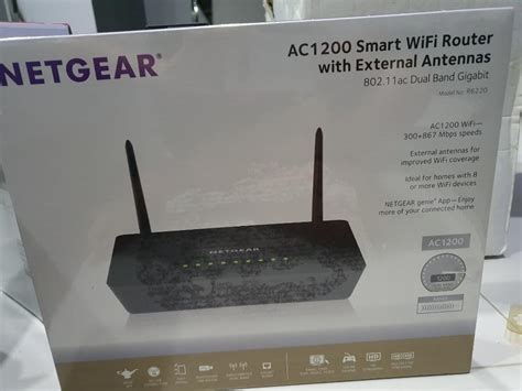 Netgear Ac1200 Smart Wifi Router With External Antennas Computers And Tech Parts And Accessories