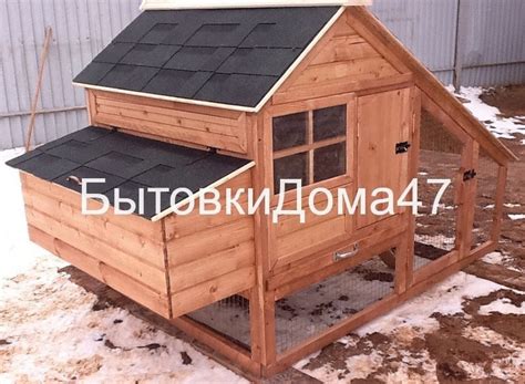 Курятник на 5 кур "Теремок"
