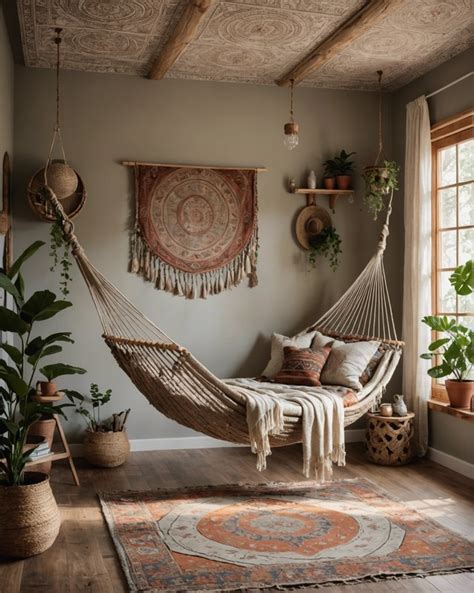20 Incredible Ways To Put A Hammock In Your Boho Style Bedroom Toolzview