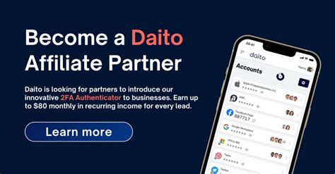 Daito Authenticator On Linkedin Daito Is Looking For Affiliate Partners Earn Up To 80 Monthly In…