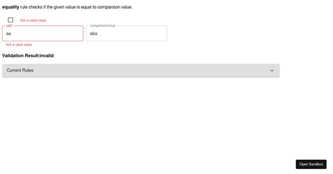 React Validatable Form Examples Codesandbox