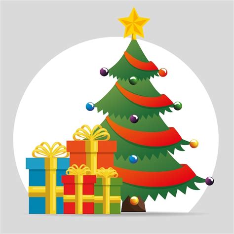 메리 크리스마스 인사말 카드 프리미엄 벡터