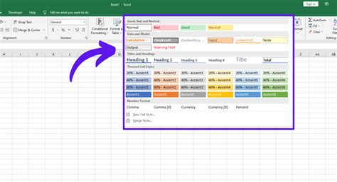 Using Cell Styles Datalitico