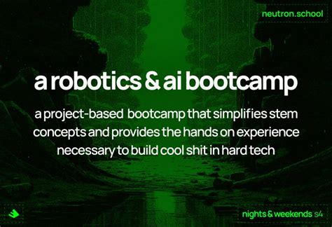 Waseem H On Linkedin Robotics Ai Bootcamp Hardtech Hardware
