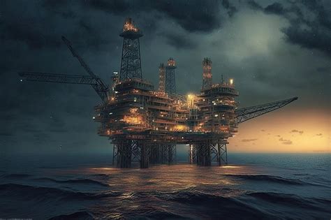 Premium Photo Offshore Drilling Rig At Sea Platform For Oil Production Oil And Gas Industry