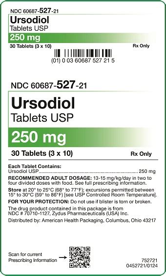 Dailymed Ursodiol Tablet