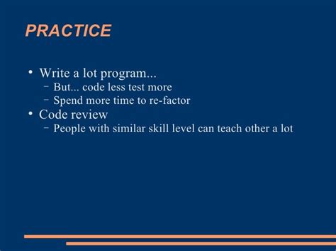 Improving Our Programing Skill