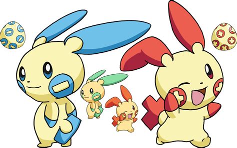 311 Plusle And 312 Minun Pokemon Cute Pokemon Cute Pokemon